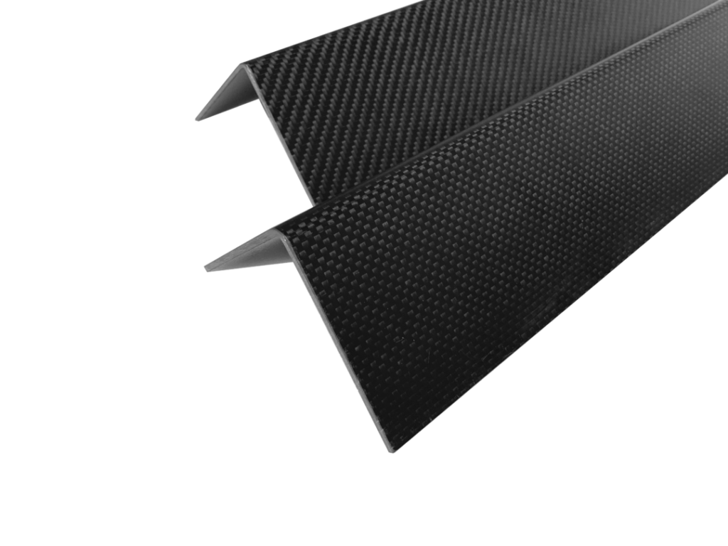 Carbon Fiber Angle - Twill Weave - 0.125in Thick - 5in x 48in ...