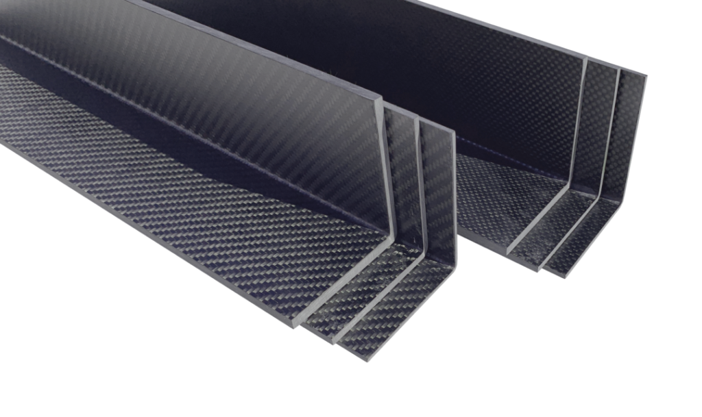 Carbon Fiber Angle - Twill Weave - 0.188in Thick - 5in x 16in ...